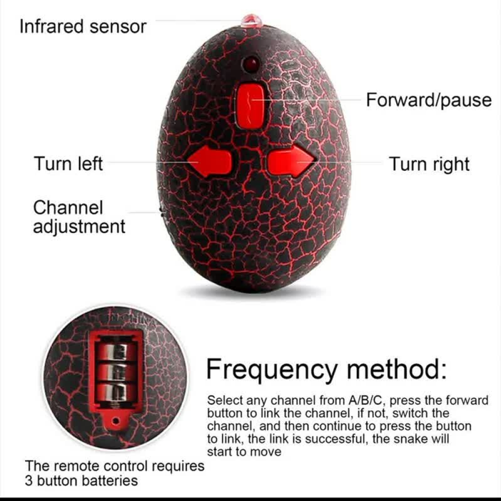 ربات اسباب بازی مار کبرا کنترلی شارژی REMOTE CONTROLLED COBRA SNAKE ... ربات اسباب بازی مار کبرا کنترلی شارژی REMOTE CONTROLLED COBRA SNAKE ...